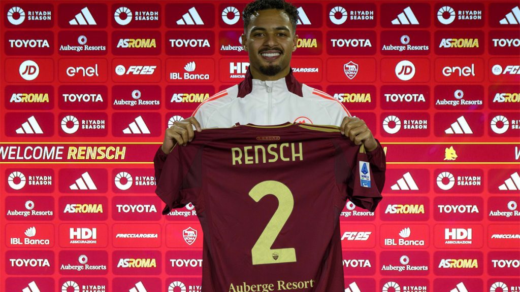 OFFICIEL : Devyne Rensch est un nouveau joueur de l'AS ROMA